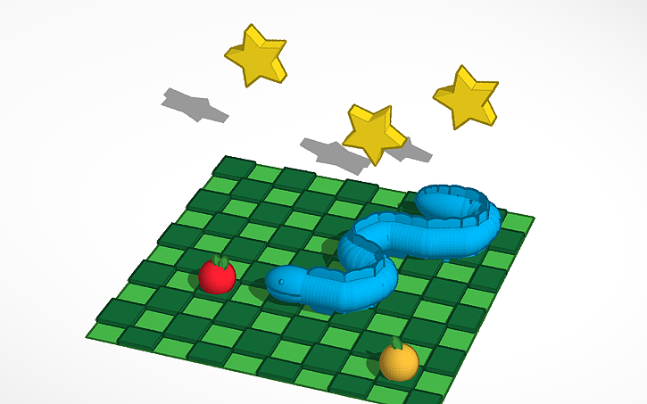 3D design Snake - Tinkercad