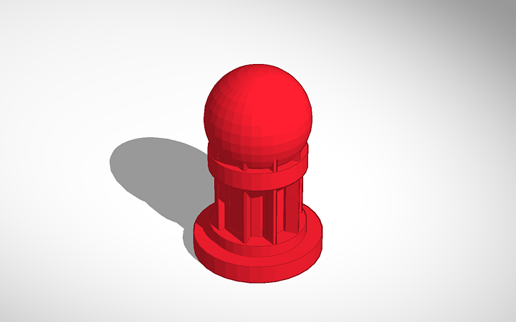 3D design Pawn - Tinkercad