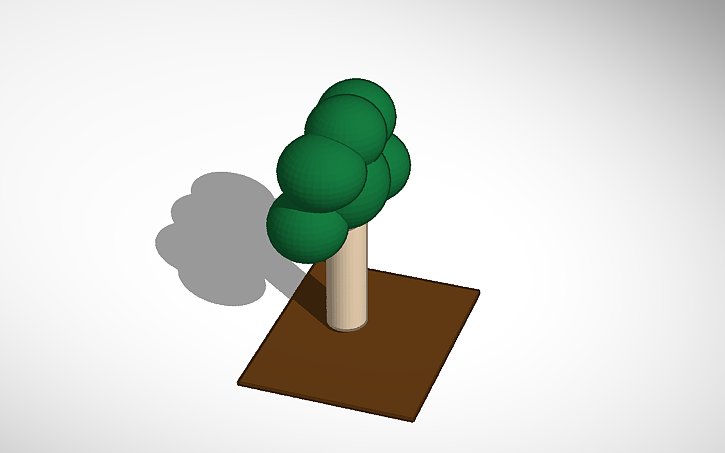 3D design tree - Tinkercad