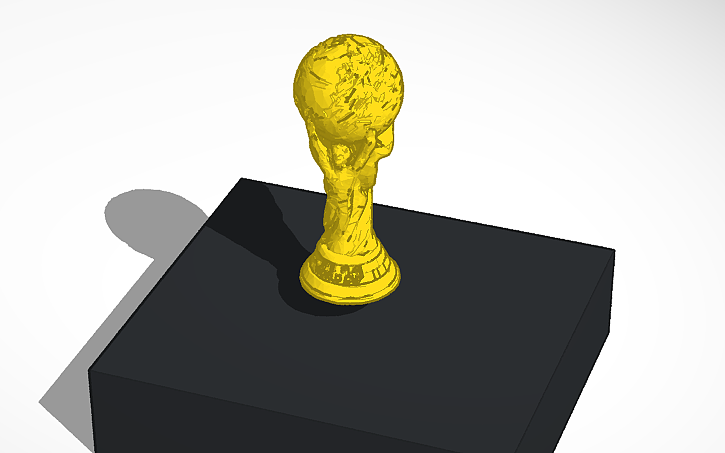 3D design FIFA world coupe - Tinkercad