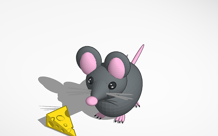 3D design mouse - Tinkercad