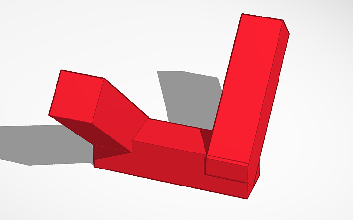 3D design Impossible triangle - Tinkercad