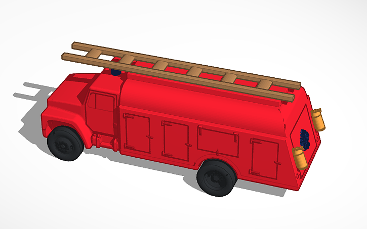 3D design Fire Truck - Tinkercad