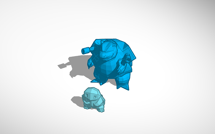 3D design Squirtle - Tinkercad