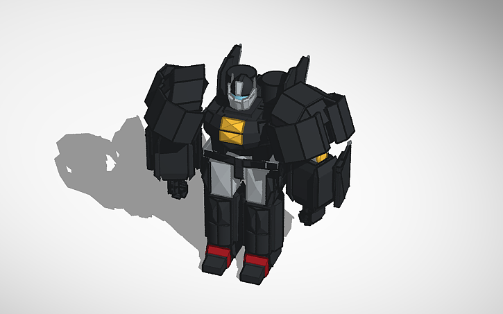3D design mech combiner robot mode - Tinkercad