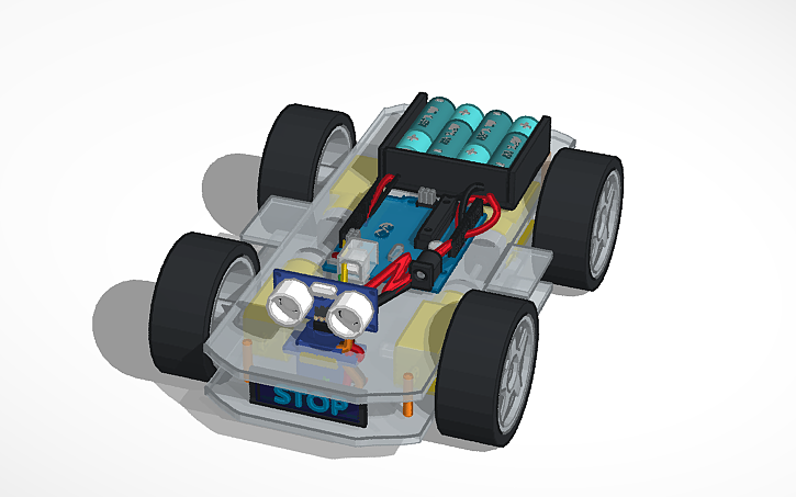 3d Design Arduino Car Tinkercad