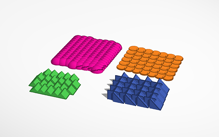3D design Patterns and textures and colors oh my - Tinkercad
