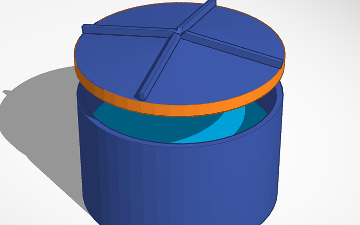 3D design Water tank - Tinkercad
