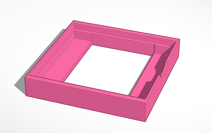 3D design Box Oled Top Square - Tinkercad