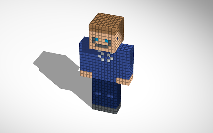 3D design Minecraft skin - Tinkercad