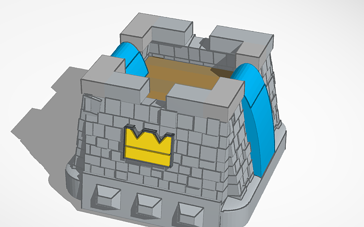 3D design Clash Royale princess tower - Tinkercad