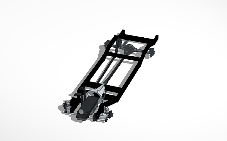 3D design Truck Chassis - Tinkercad