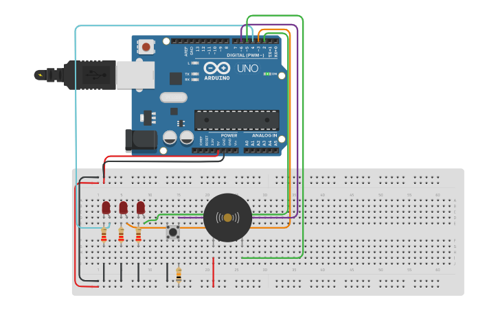Circuit design Jukebox - Tinkercad