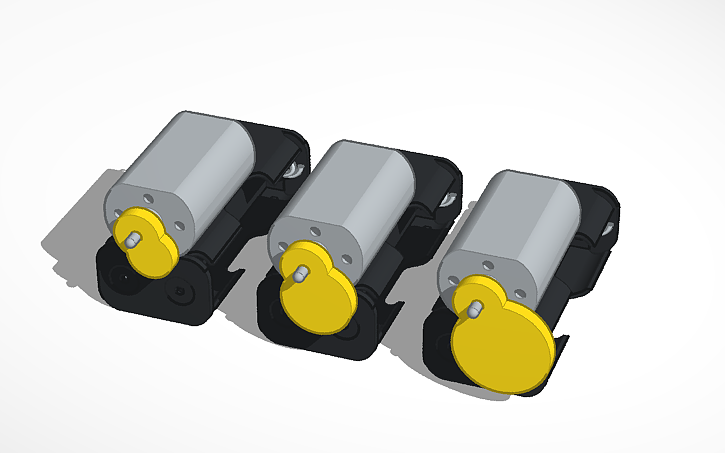 3D design Examples of Counterweight for DC Motor with AA battery Holder ...