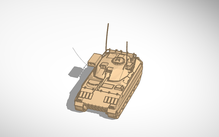 3D design M2 Bradley - Tinkercad