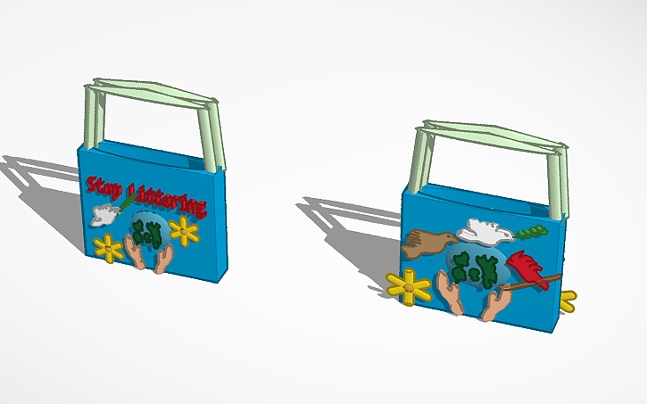 3D design tote bag - Tinkercad