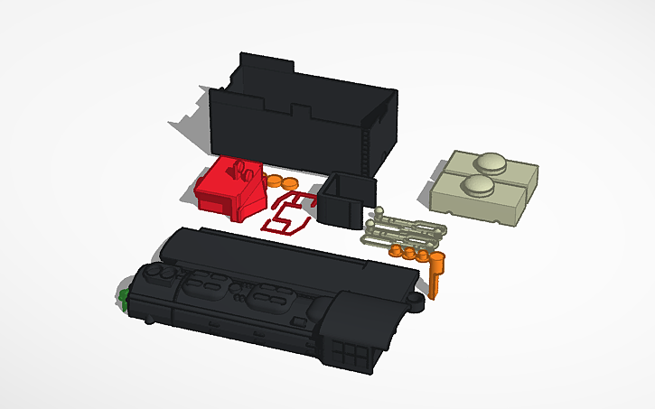 3D design Trackmaster Big Boy kit - Tinkercad