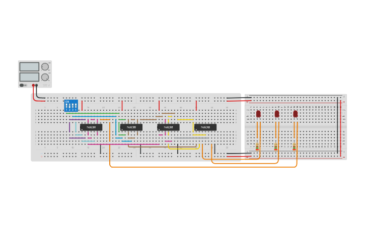 Circuit Design Two 2 Bit Binary Adder Tinkercad