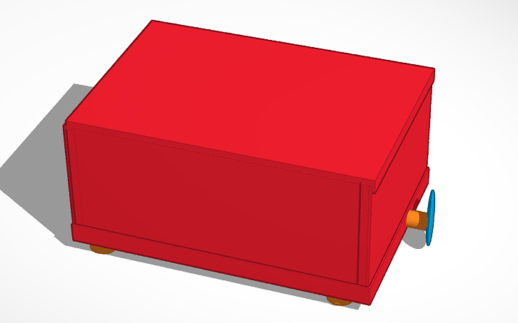3D design rubbish bin - Tinkercad