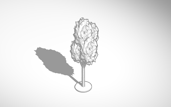 3D design tree - Tinkercad