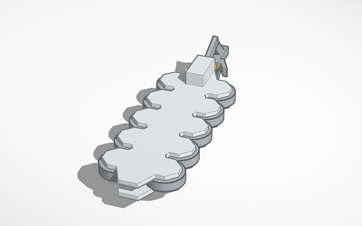 3D design Flywheel launcher again - Tinkercad