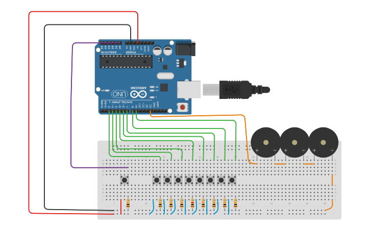 Circuit design TP_Projet6- play music - Tinkercad