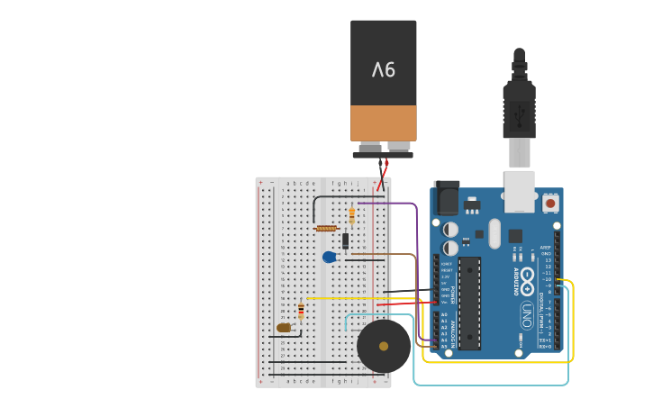 Circuit design ARDUINO BASED METAL DETECTOR - Tinkercad