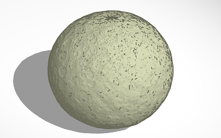 3D design Moon - Tinkercad