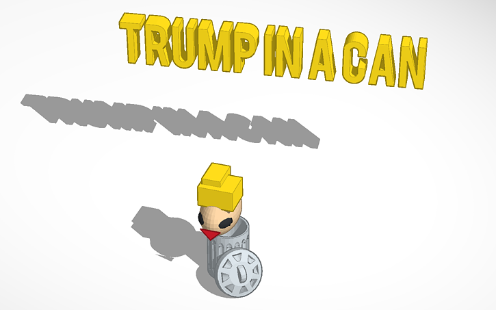 3D design TRUMP - Tinkercad