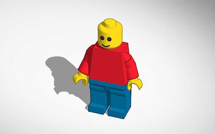 3D design Lego figure - Tinkercad