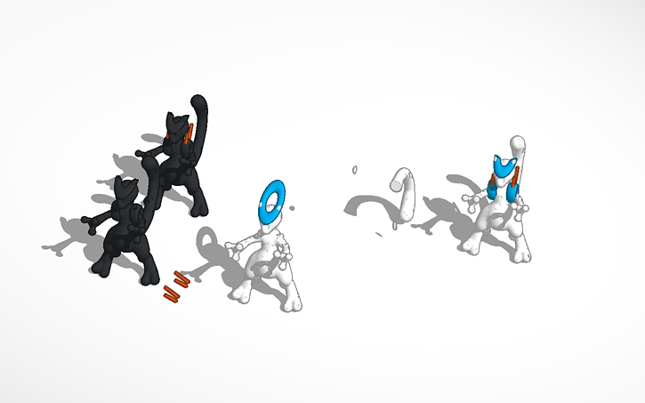 3D design shadow mewtwo - Tinkercad