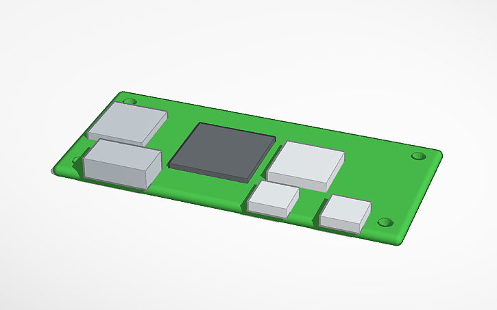 3D design Raspberry Pi Zero 2 W - Tinkercad