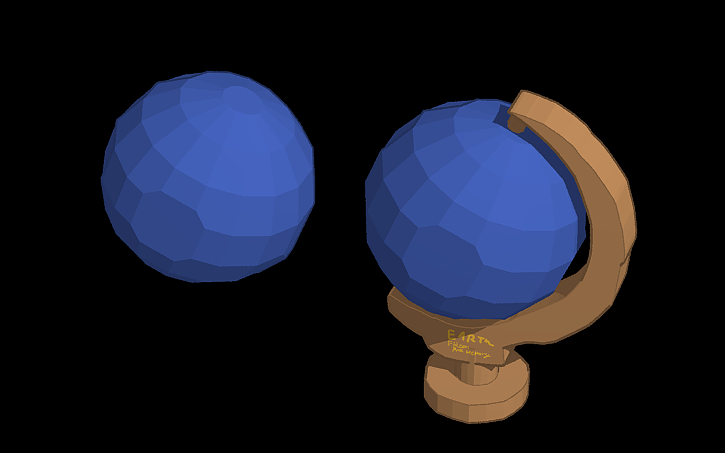 3D design Sim lab scribble Earth +globe ( from pure memory) copy and ...