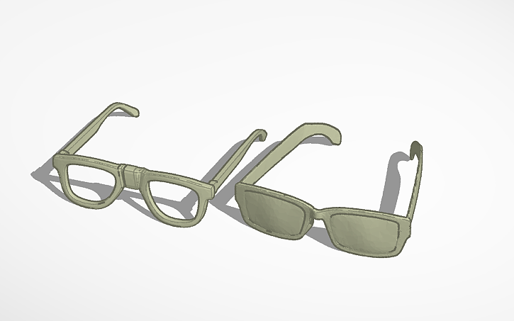 3D design Glasses - Tinkercad