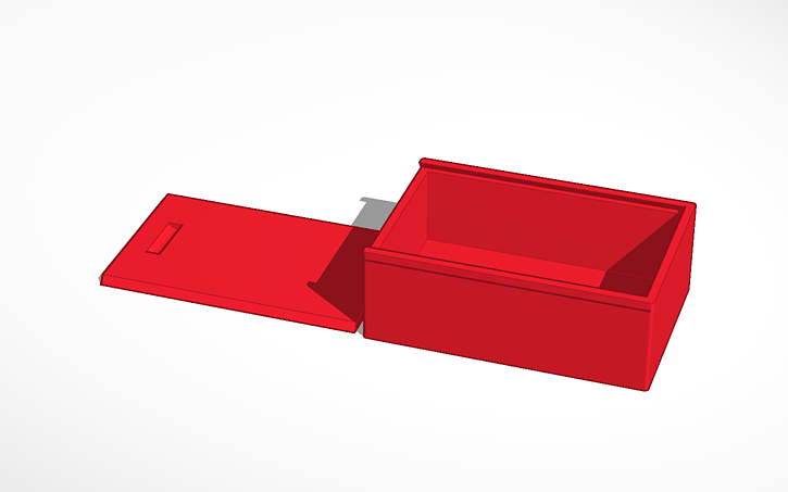3D design Gift Card Box - Tinkercad