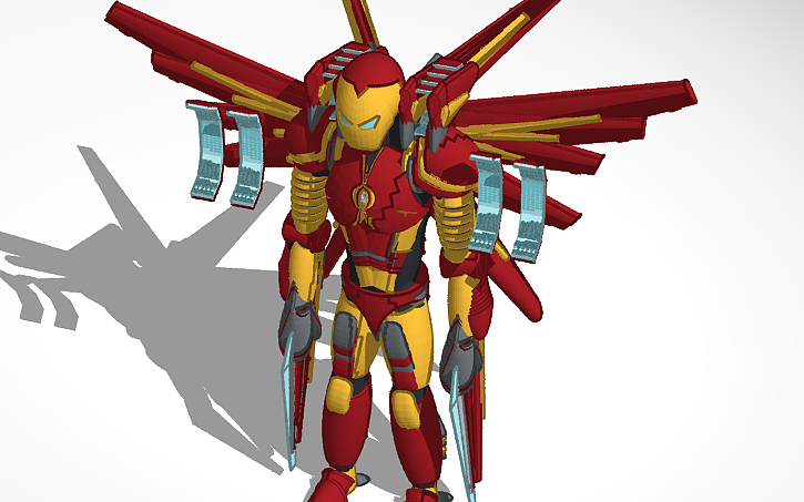 3D design iron man mark 100 - Tinkercad
