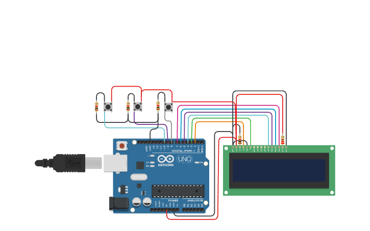 Circuit design DIGITAL CLOCK - Tinkercad