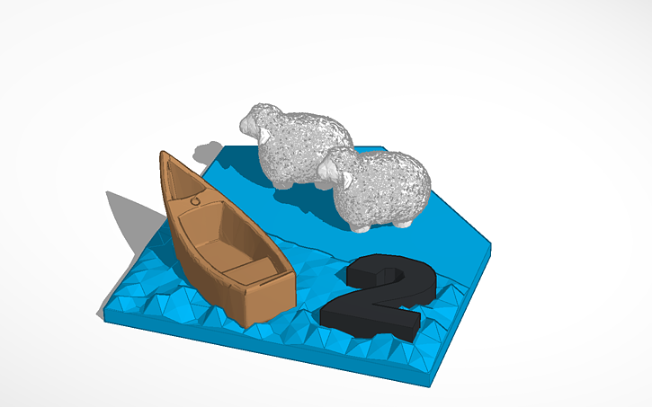 3D design Catan Sheep Harbor 2 - Tinkercad