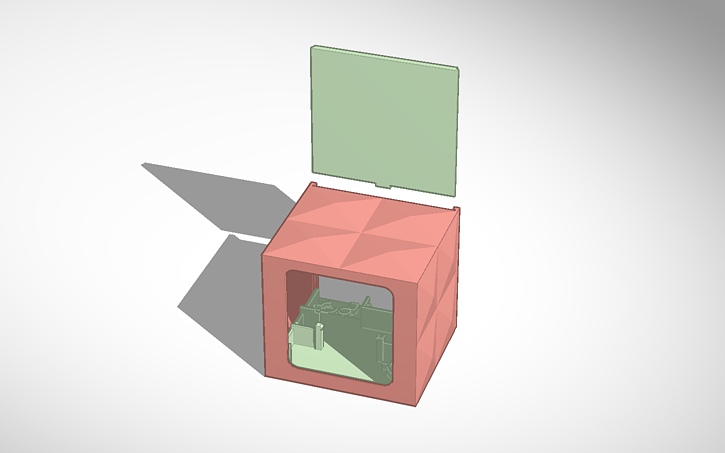 3D design LCD_alarm_clock_master.001 - Tinkercad