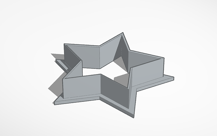 3D design Cookie Cutter - Tinkercad