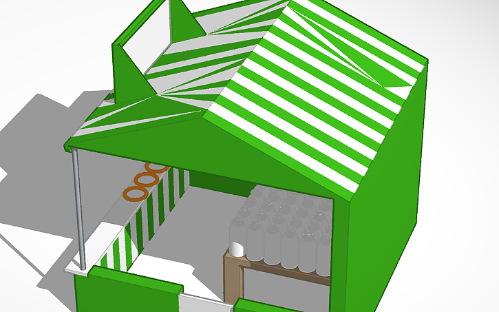 3D design HiTech Carnival Green Game Booth - Tinkercad