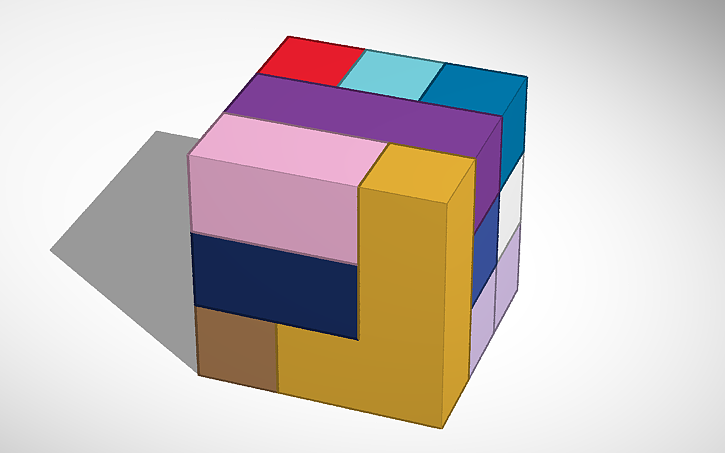 3D design Hajenius 3D cube .stl - Tinkercad