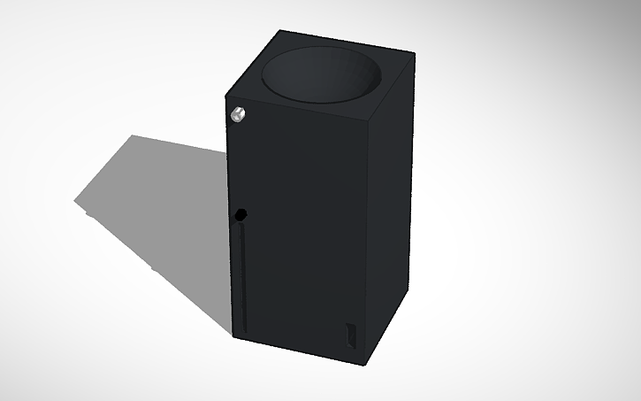 3D design Xbox series X : console - Tinkercad