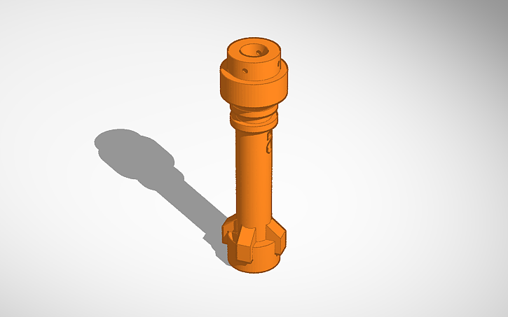 3D design Upscaled Lego Style Lightsaber Soundboard Cover - Tinkercad