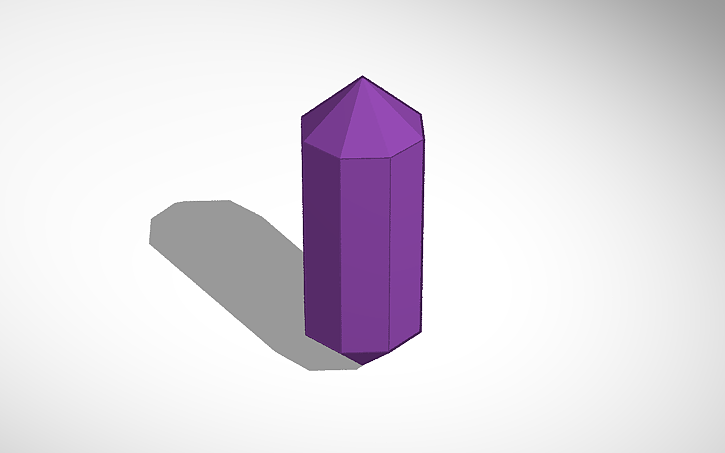 3D design Crystal - Tinkercad