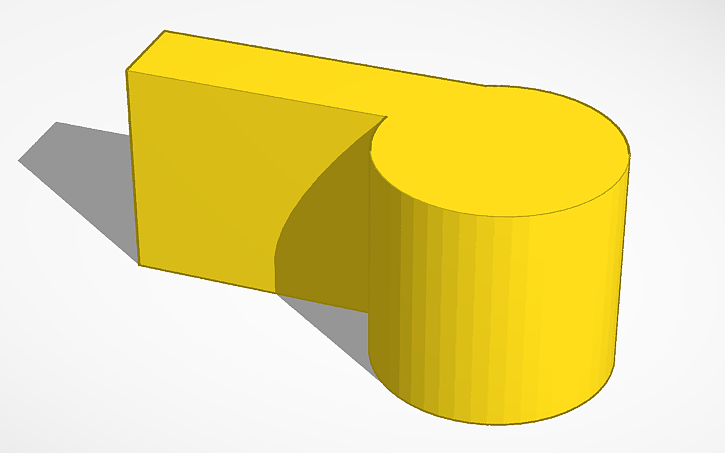 3D design 3D printable whistle - Tinkercad