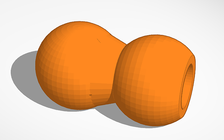 3D design seated Ball tinkercad - Tinkercad