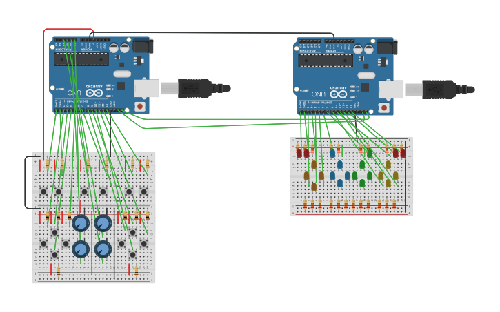 Circuit design JOYSTIK - Tinkercad