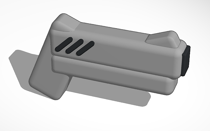 3D design Among Us gun - Tinkercad