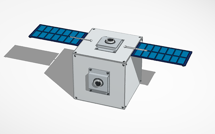 3D design project-1u cubesat - Tinkercad